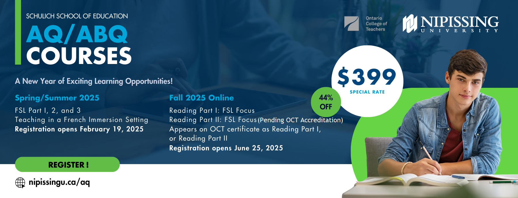 Additional Qualification/Additional Basic Qualification Courses ...