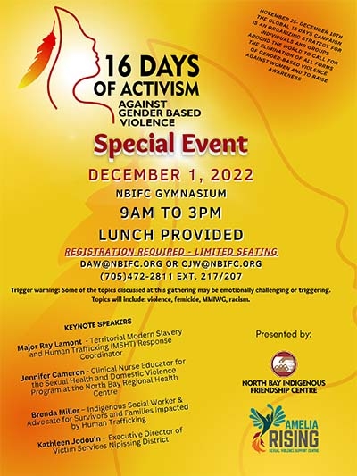 16 Days of Activism: Community Gathering | Nipissing University