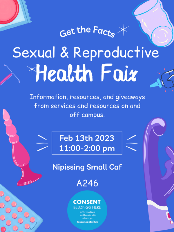 Get the Facts: Sexual & Reproductive Health Fair | Nipissing University