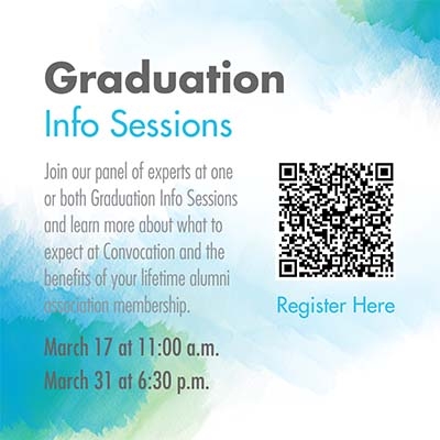 Graduation Information Sessions | Nipissing University