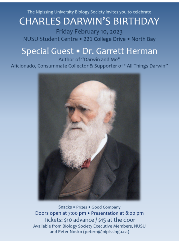 Esteemed expert to join Nipissing’s celebration of Charles Darwin ...